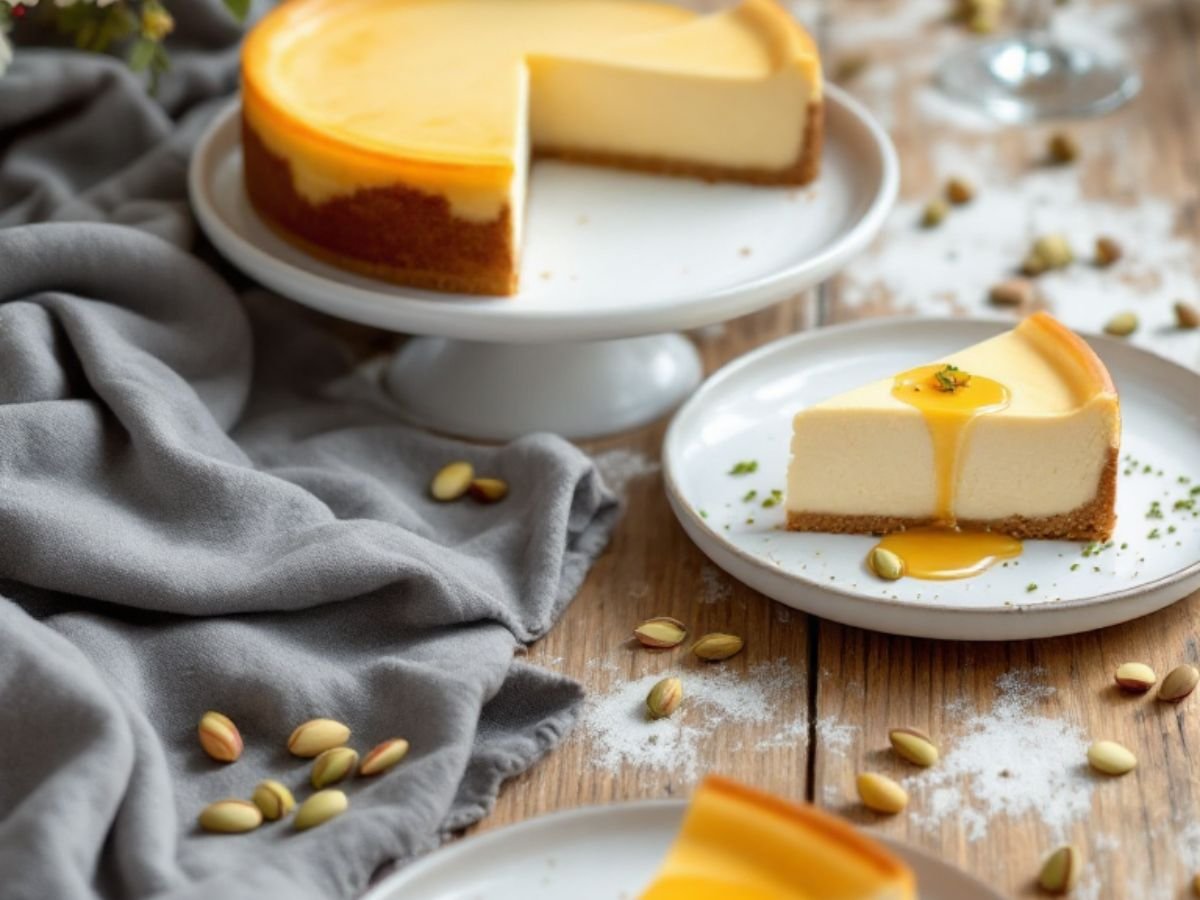 An Irresistible Pistachio Cream Cheesecake Recipe Everyone will love ...